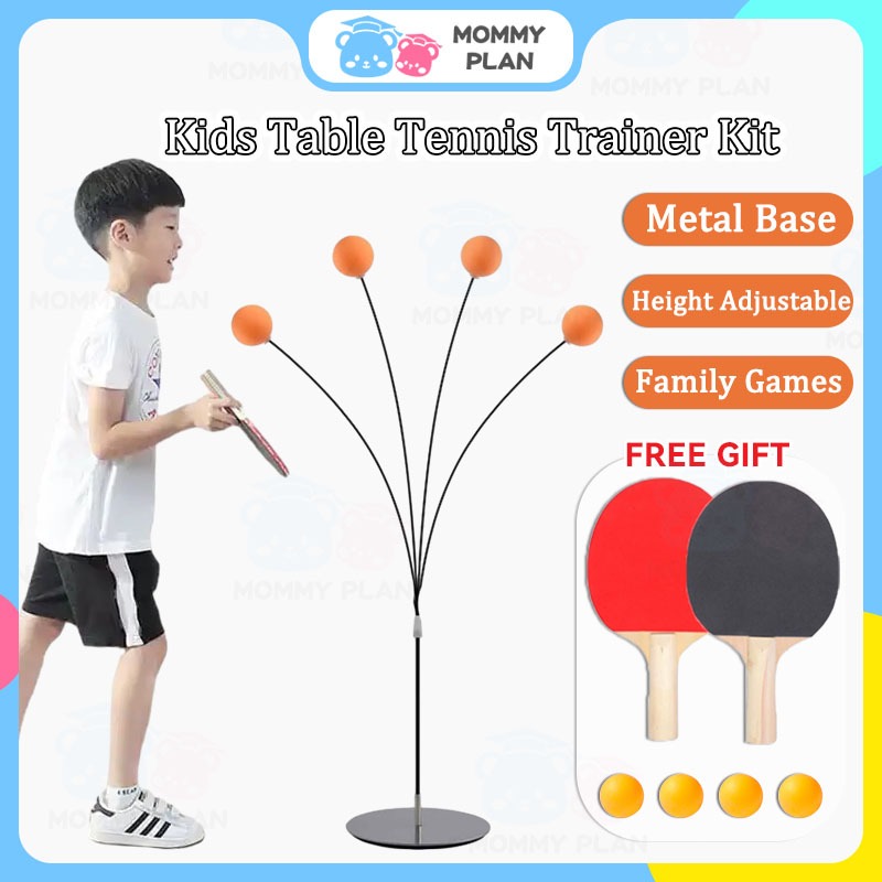 Ping Pong Training Kit Kids Adults Table Tennis Training Elastic Soft ...
