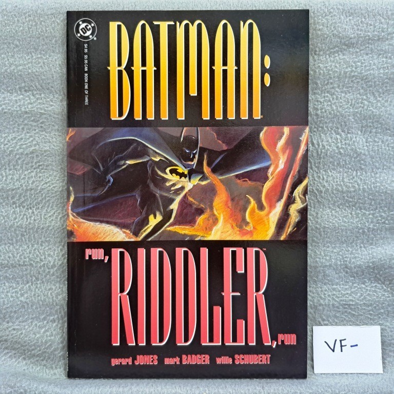 Batman: Run Riddler Run 1 (DC Comics) Gerard Jones, Mark Badger (FIRST ...