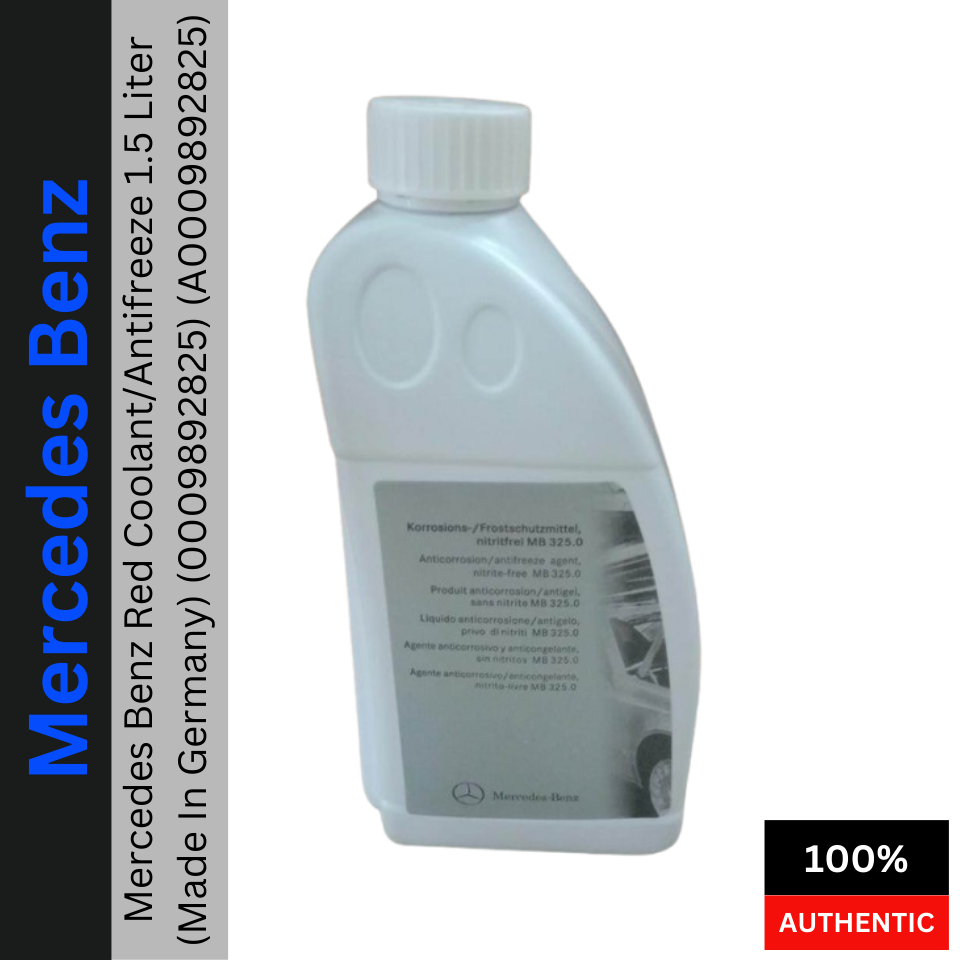(0009892825) (A0009892825) Mercedes Benz Red Coolant/Antifreeze 1.5 ...