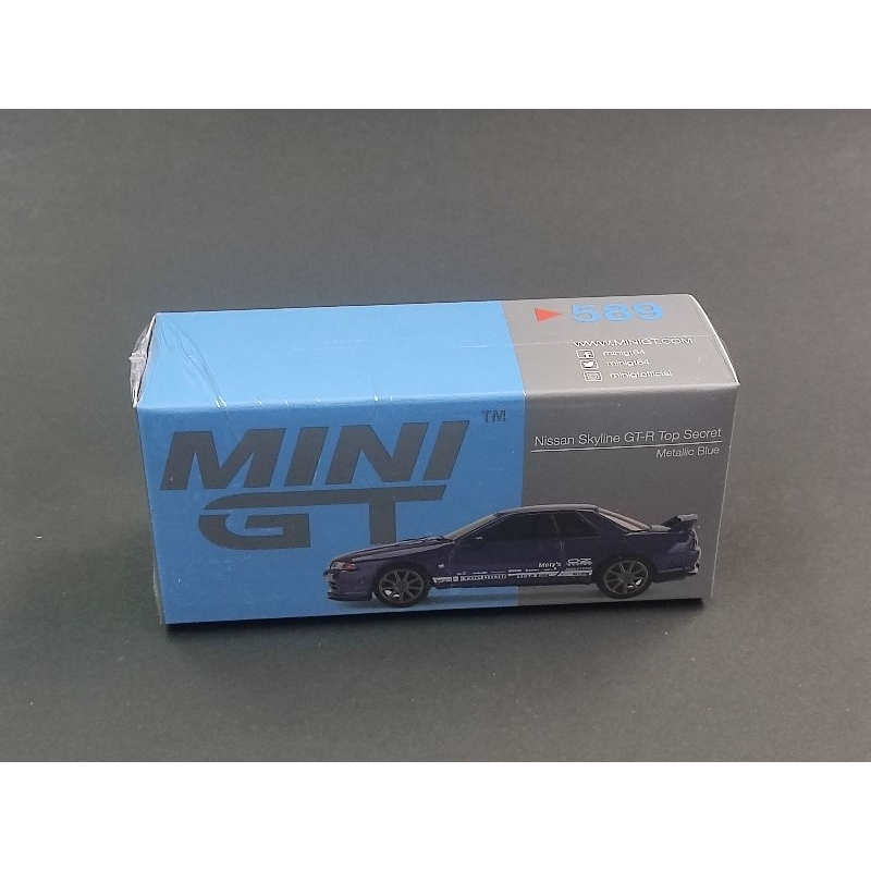MINI GT 1/64 ️589 NISSAN SKYLINE GT-R TOP SECRET METALLIC BLUE | Shopee ...