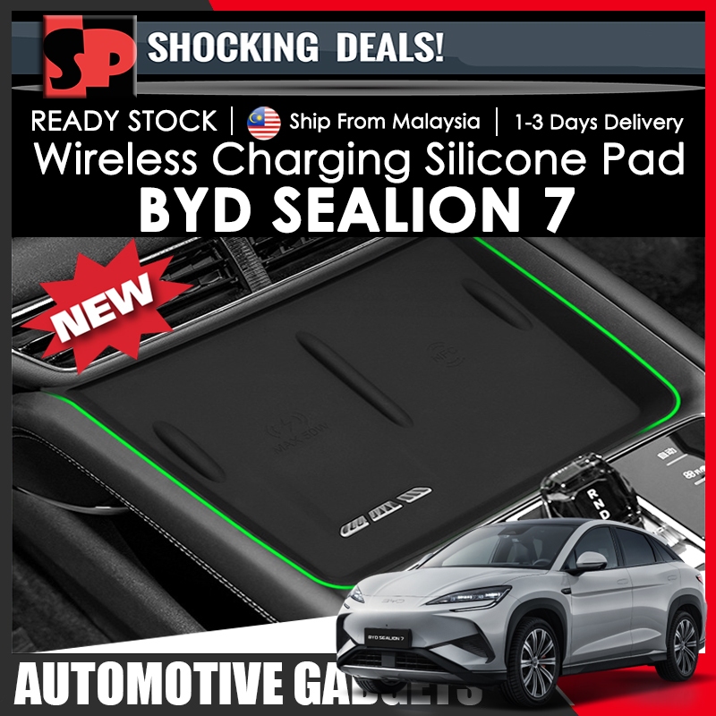 BYD Sealion 7 Central Control Wireless Charging Silicone Pad | Shopee ...