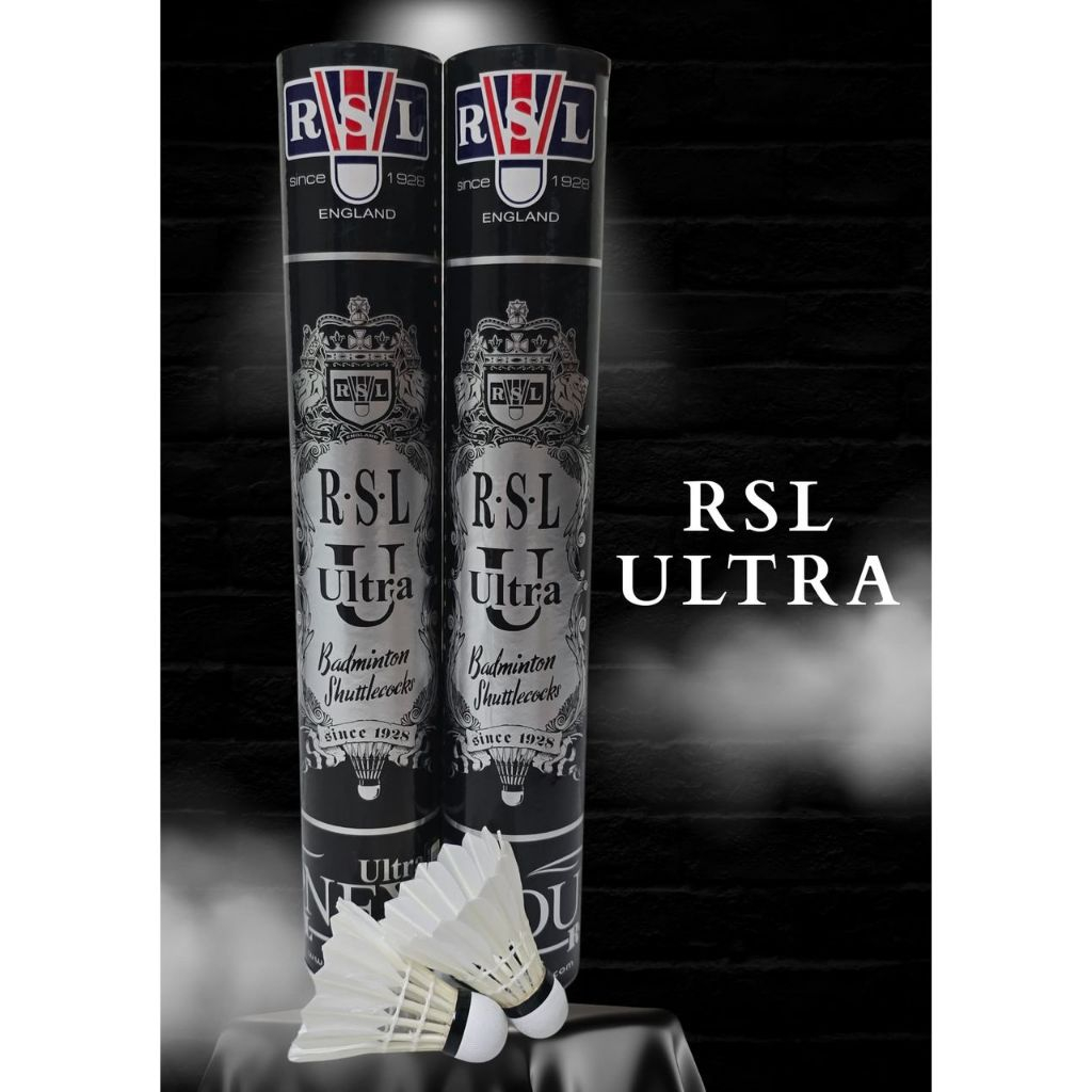 Rsl Ultra shuttlecock badminton bulu tangkis goose feather speed 77 ...