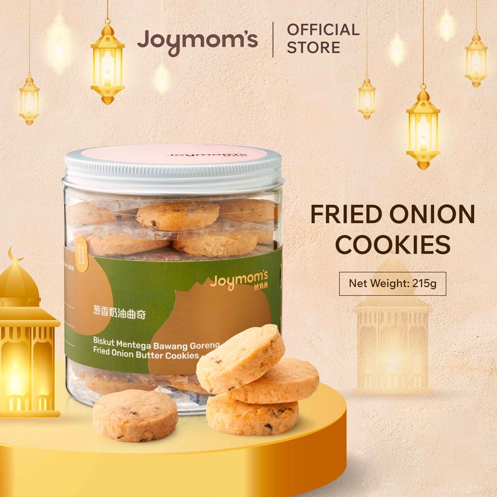 Joymom's FRIED ONION BUTTER COOKIES Joymoms COOKIES BISKUT RAYA JMM ...