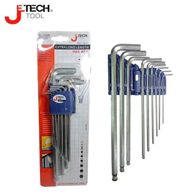Mr Fix It JETECH BALL POINT Hex Key Wrench allen key extra long length ...