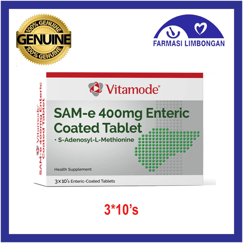 Vitamode SAM-e 400mg Enteric Coated Tablet 30’s | Shopee Singapore