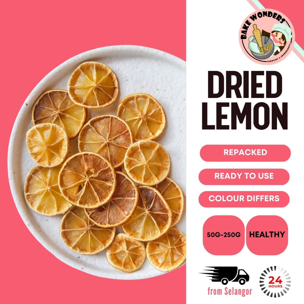 Dried Lemon Slice/Hirisan Limau Kering/Dehydrated Lemon/Baked Dry Lemon ...