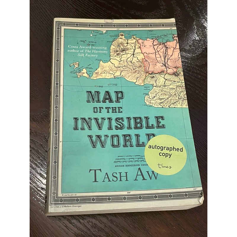 Map Of The Invisible World Book Autograph Copy By Tash Aw | Shopee ...