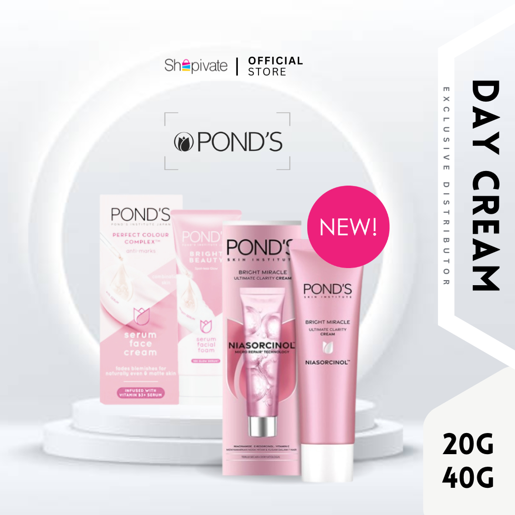 Pond's Bright Beauty Day Cream 20g /40g (NEW) | Shopee Singapore