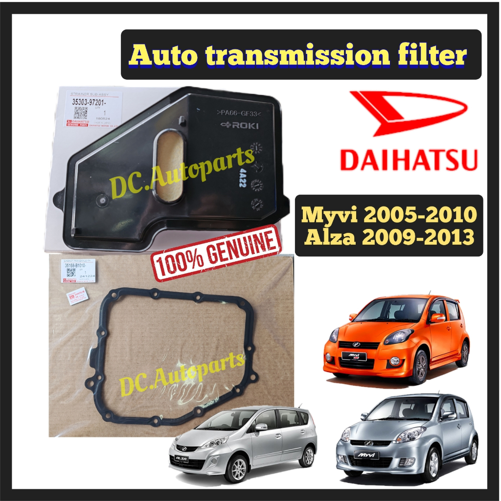 DAIHATSU AUTO TRANSMISSION FILTER SET PERODUA MYVI 1.3 / MYVI LAGI BEST ...
