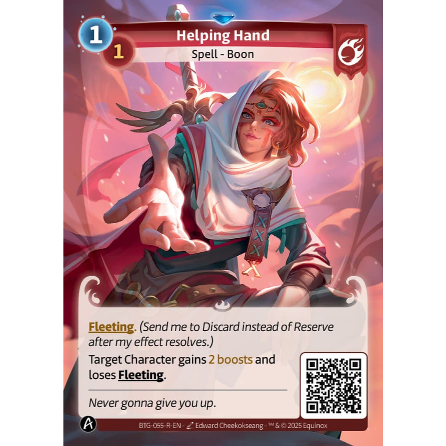[Shuffle] Altered TCG : Beyond the Gates (BTG) R 055 | Helping Hand ...