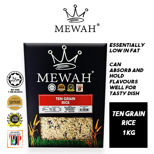 Mewah Ten Grain Rice 1kg | Shopee Singapore