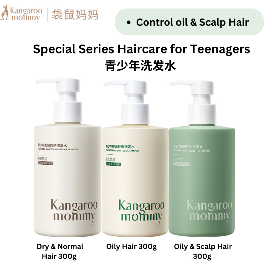 Kangaroo Mommy Teenager Hair Shampoo Oil Control Anti Dandruff Relieve ...