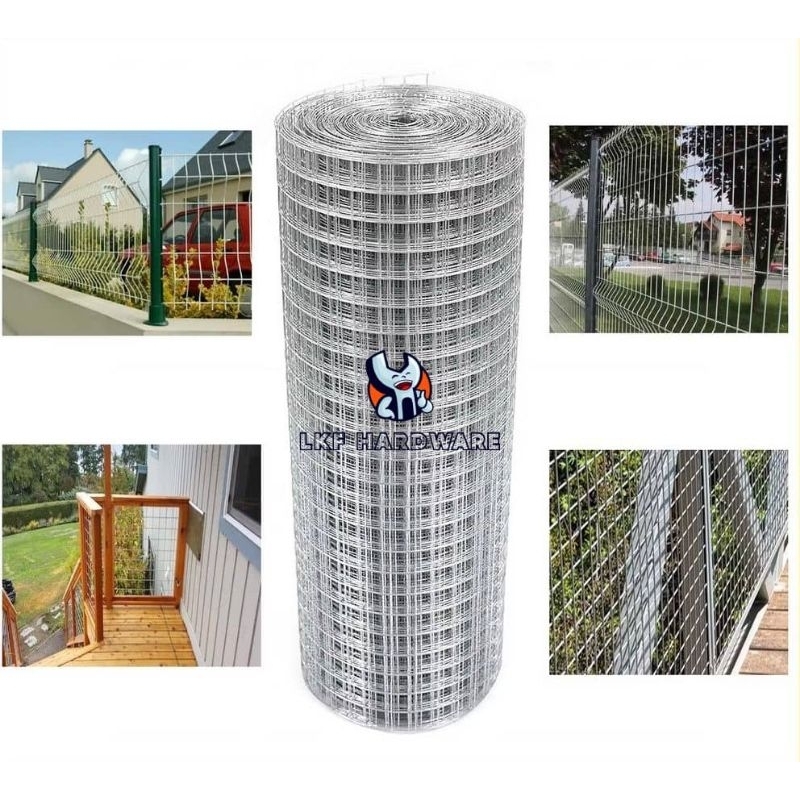 Galvanised Welded Wire Mesh/ Metal Wire Mesh/ Kawat Besi Jaring Besi ...