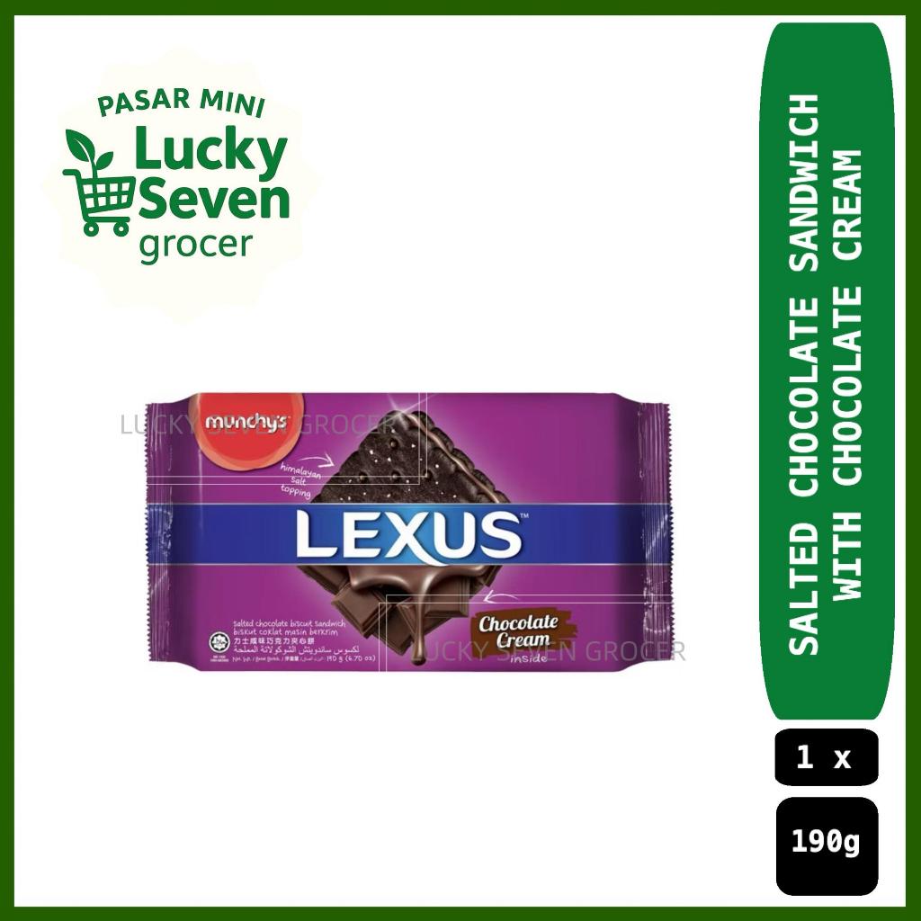 Munchy's LEXUS Sandwich Biscuit - Salted Chocolate (189g/190g) | Shopee ...