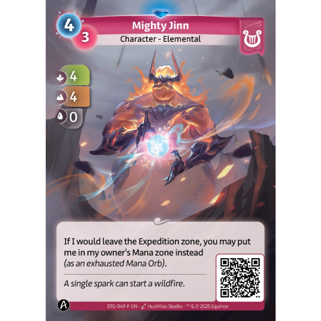 [Shuffle] Altered TCG : Beyond the Gates (BTG) F 049 | Mighty Jinn ...