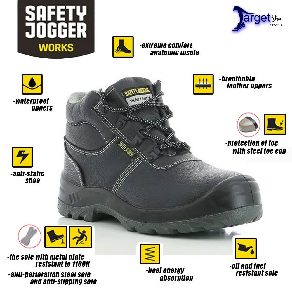《BEST DEAL》SAFETY JOGGER SAFETY BOOT SAFETY SHOES MEN HIGH CUT | Shopee ...