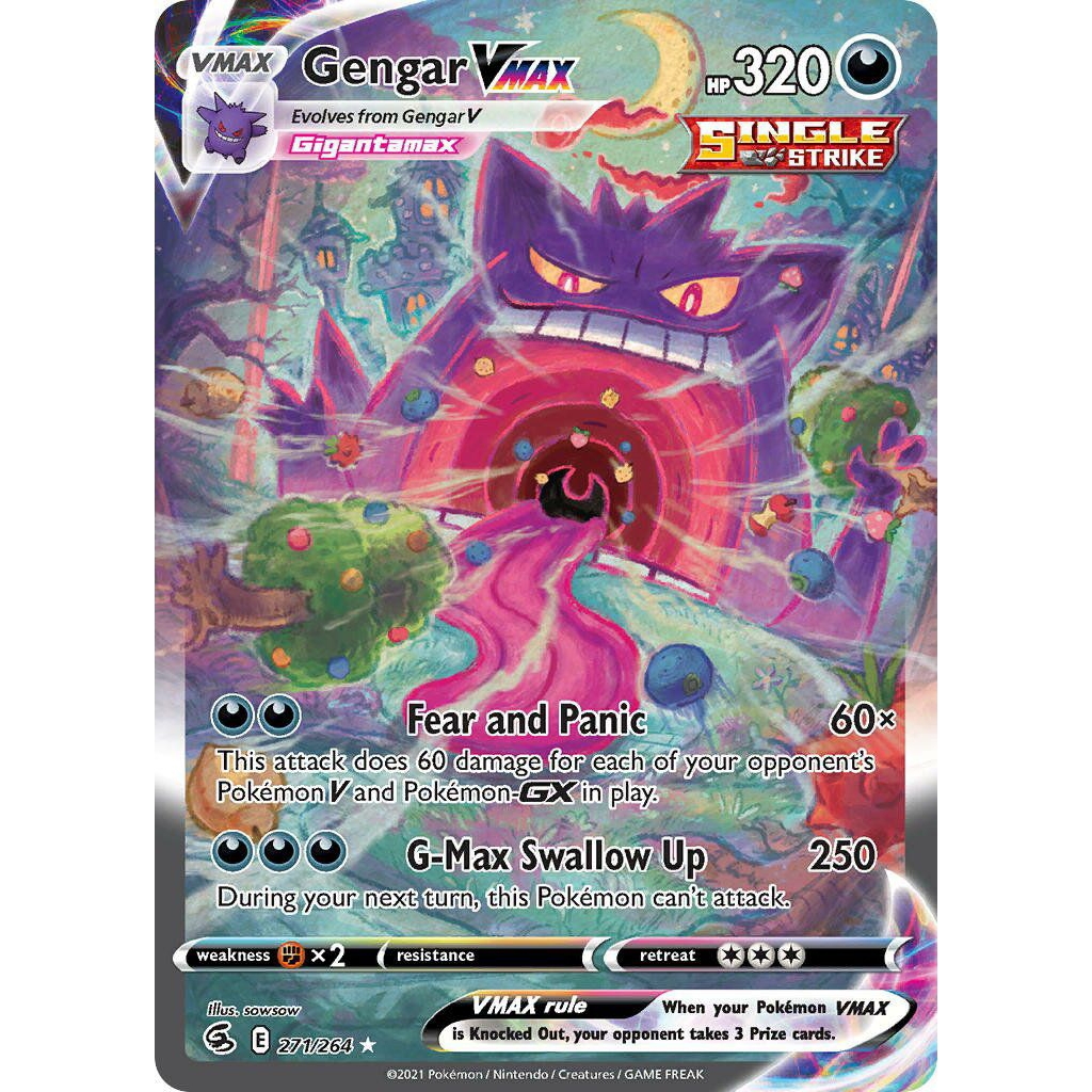 Gengar VMAX Custom Print (Sand Texture) | Shopee Singapore