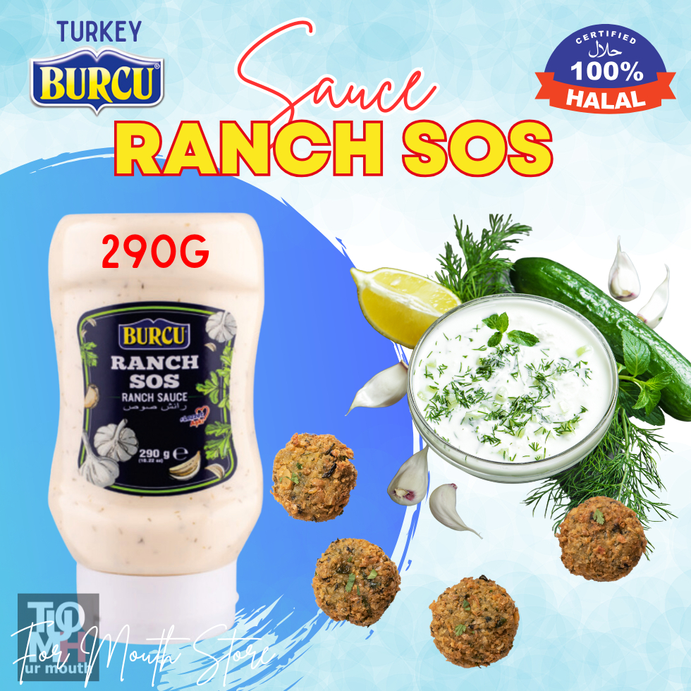(halal) 290g Burcu Ranch Sauce/ Garlic Sauce/ Cheese Sauce/ Salad ...