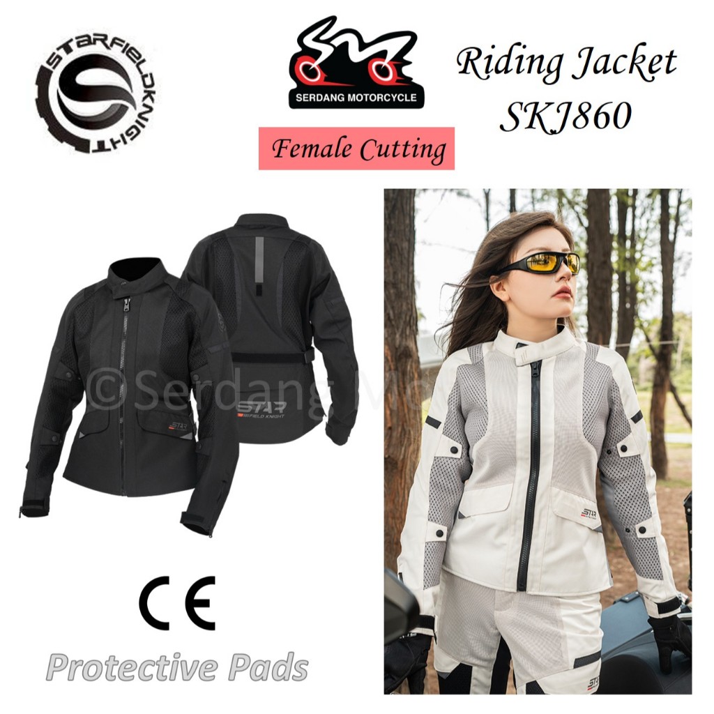 Star Field Knight SKJ860 Woman Riding Jacket Touring Breathable Inner ...