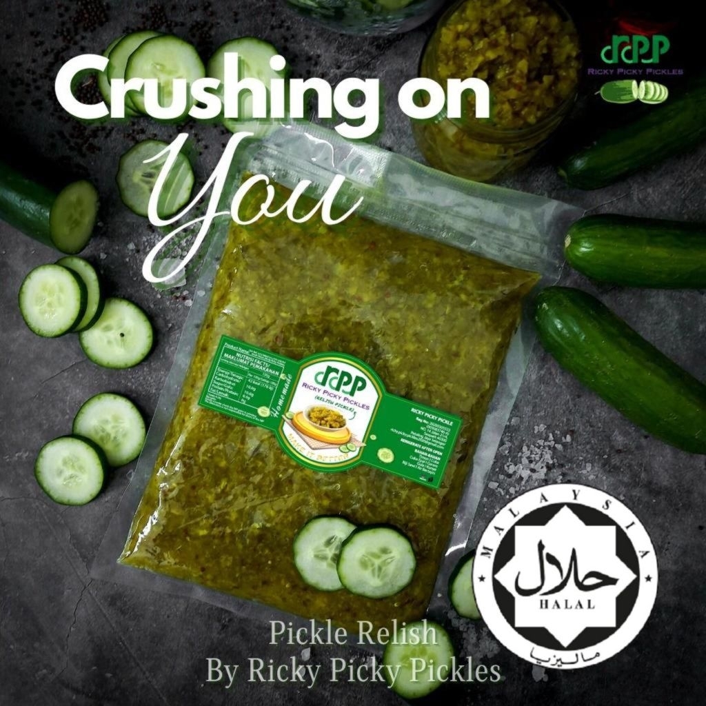 Halal Authentic Relish Cucumber Pickles with Sweet and Tangy | Halal ...