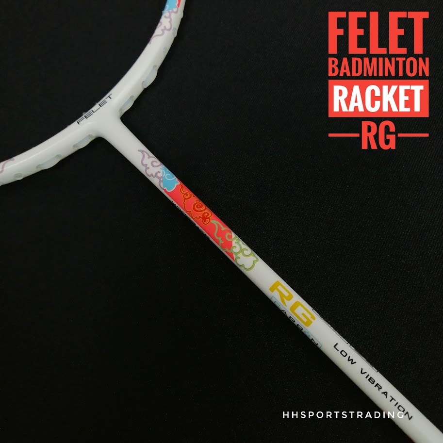 FELET Badminton Racket RG LOW VIBRATION ( 35LBS ) | Shopee Singapore