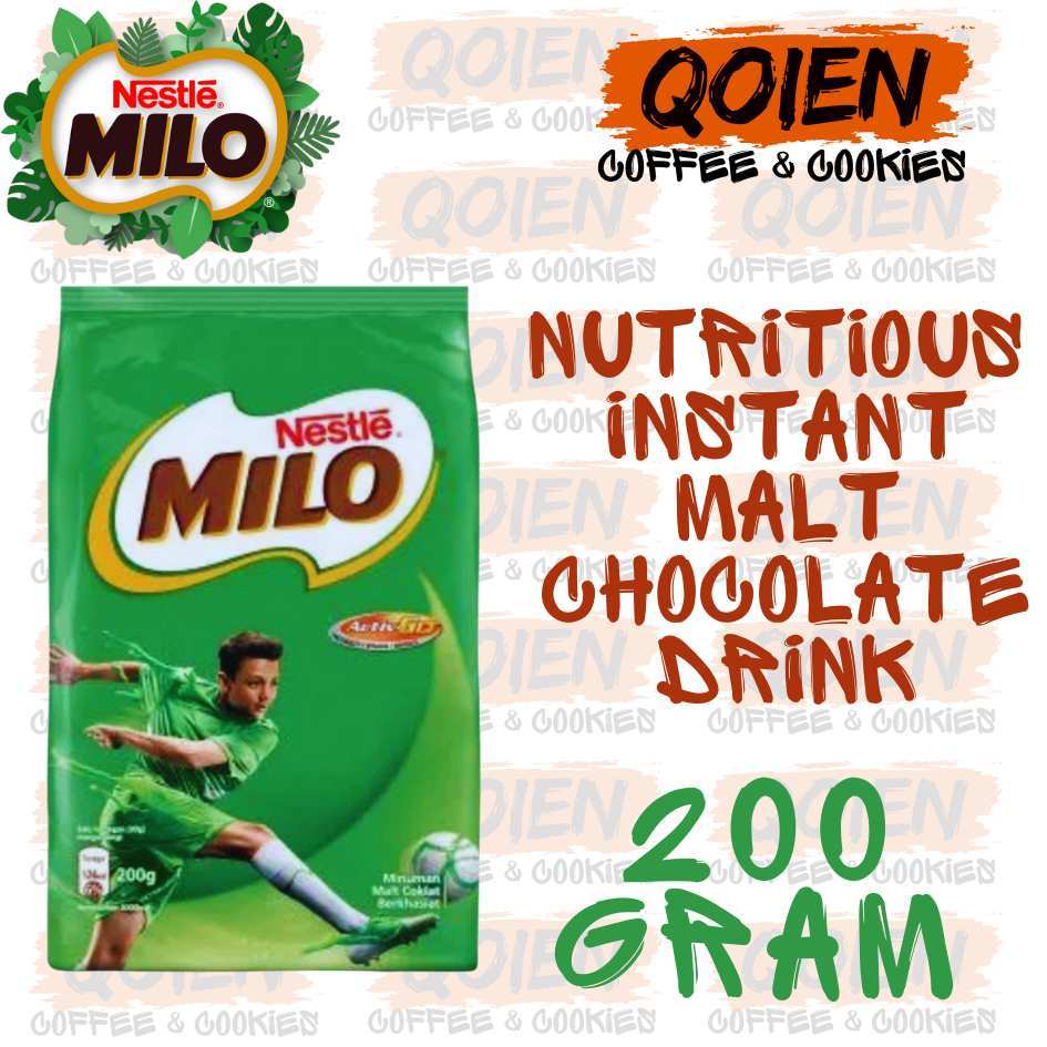 MILO NESTLE 200 gram / NUTRITIOUS MALT CHOCOLATE INSTANT DRINK ...
