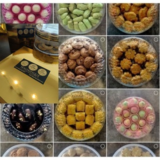 Kuih Raya Cookies KOTAK EMAS Lotus Nutella Pelbagai Biskut Kuih ...