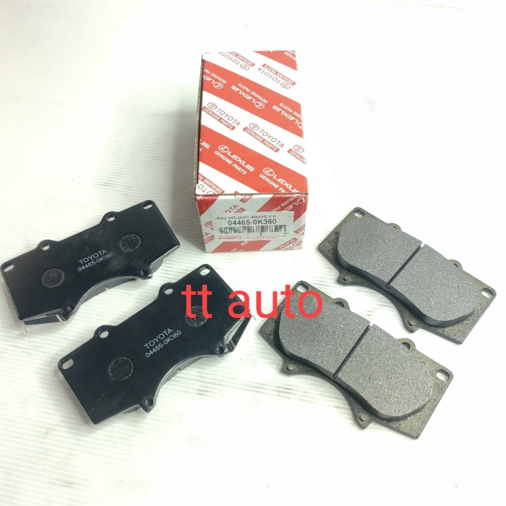 TOYOTA HILUX REVO GUN125 GUN126 FORTUNER TGN51 FRONT DISC BRAKE PAD KIT ...
