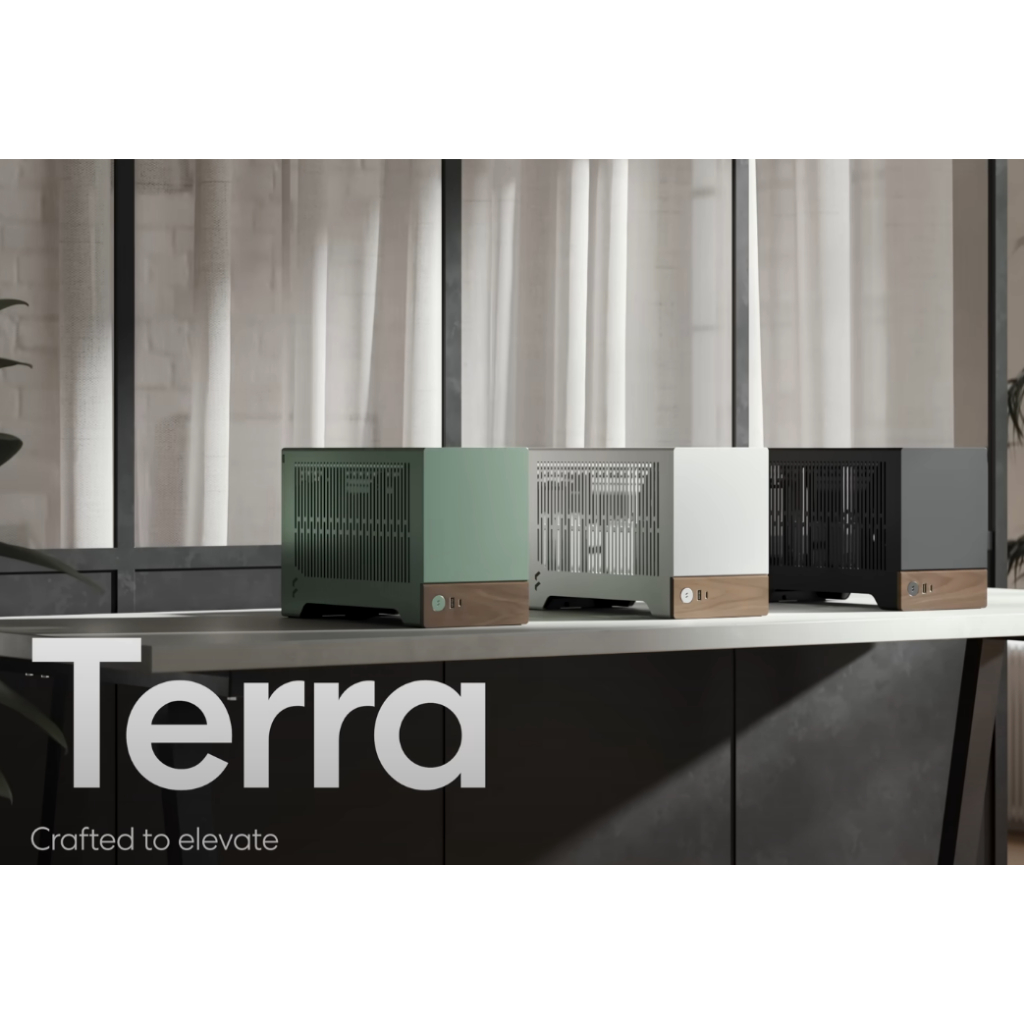 Fractal Design Terra - Mini-ITX Aluminum SFF PC Case w/ PCIe 4.0 Riser ...