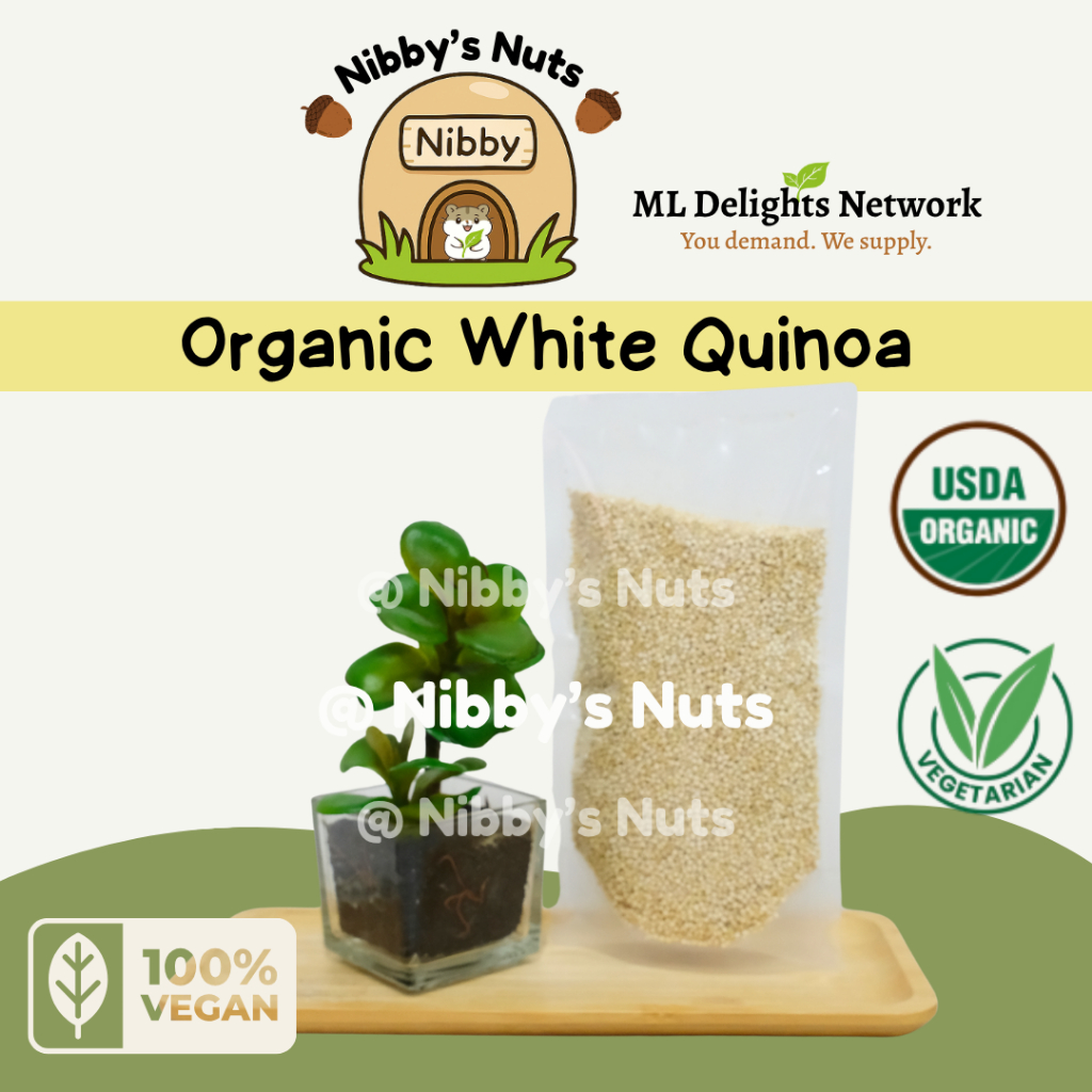 100% Organic White Quinoa|CERES Certified | High Protein & Fiber | 250g ...