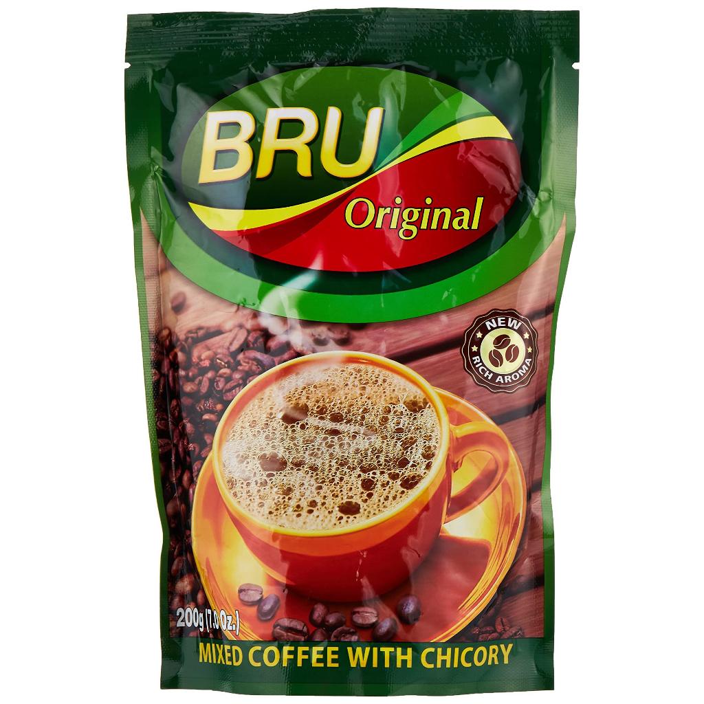 BRU Coffee Instant Powder 200g – Rich & Smooth Flavor for a Perfect ...