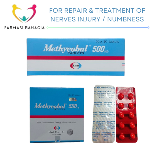 [ Exp 11/2025 ] METHYCOBAL 500MCG TABLET 10'S X 50 (BOX) | Shopee Singapore
