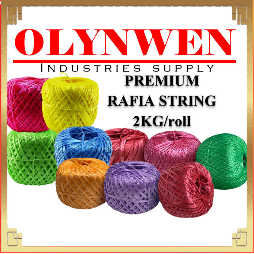 Tali / Raffia String / Plastic String / Rope / Tali Rafia Plastik - 2kg ...