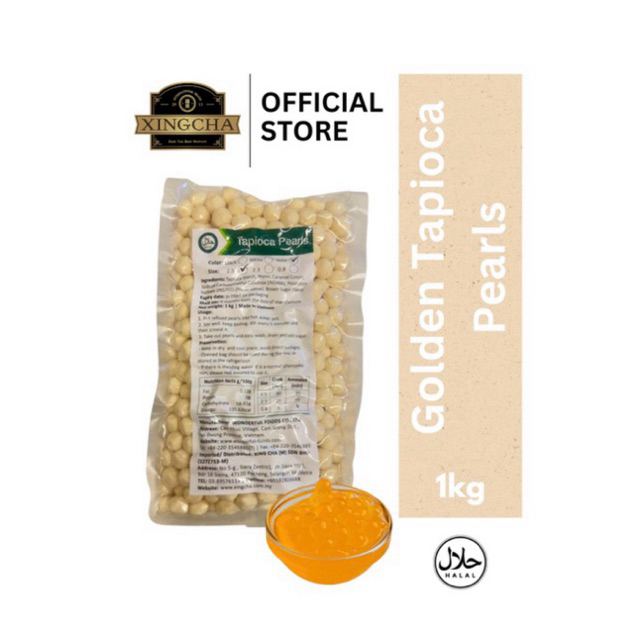 GOLDEN TAPIOCA PEARL 1KG (HALAL) | Shopee Singapore
