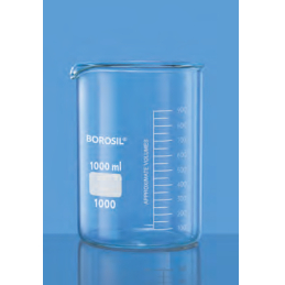 BOROSIL Glassware Beakers - 2000 ml - 3000 ml (3.3 Borosilicate Glass ...