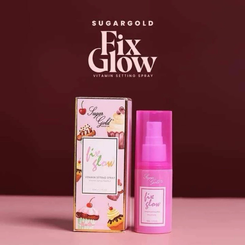 SUGAR GOLD FIX GLOW VITAMIN SETTING SPRAY 50ML | Shopee Singapore