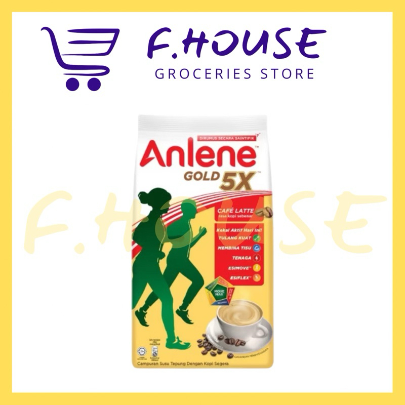 Anlene Gold 5X Plain/Cafe Latte/Dark Choc (550g-600g) | Shopee Singapore