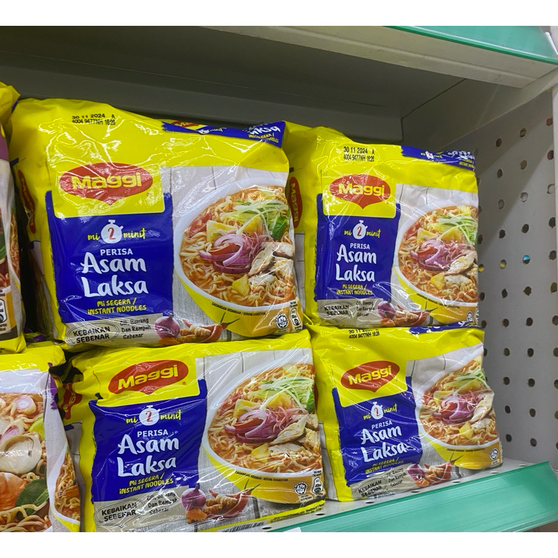 Maggi ASAM LAKSA MEGI ASAM LAKSA INSTANT NOODLE | Shopee Singapore