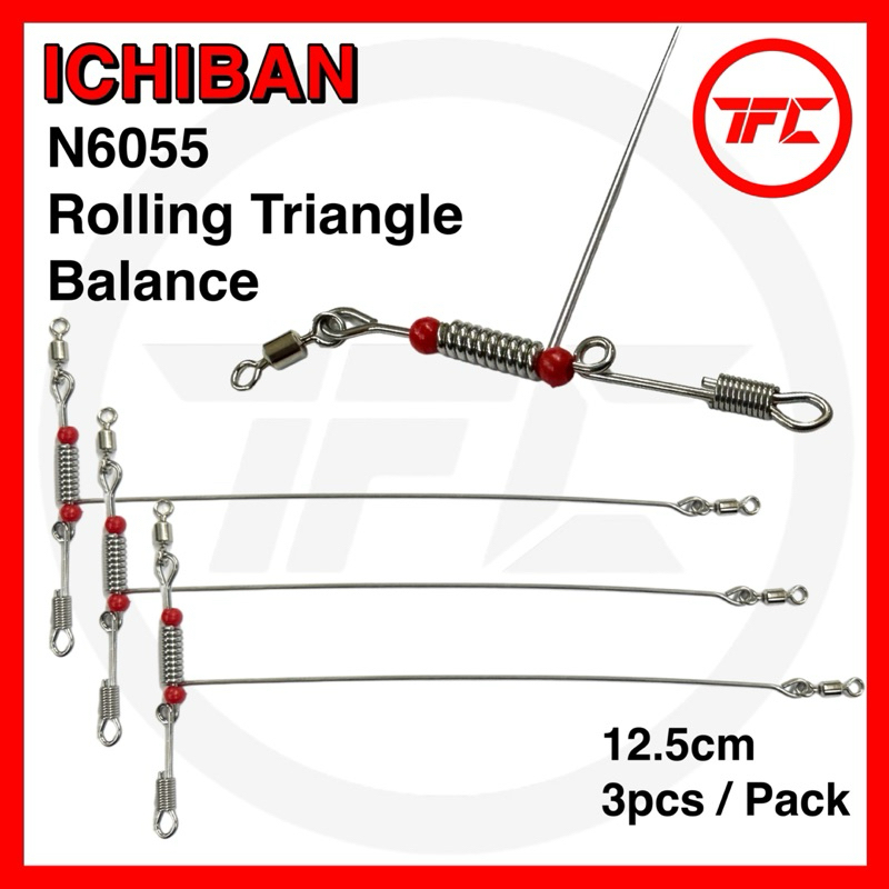 ICHIBAN Rolling Triangle Balance N6055 8.5cm 10.5cm 12.5cm Splitter T ...