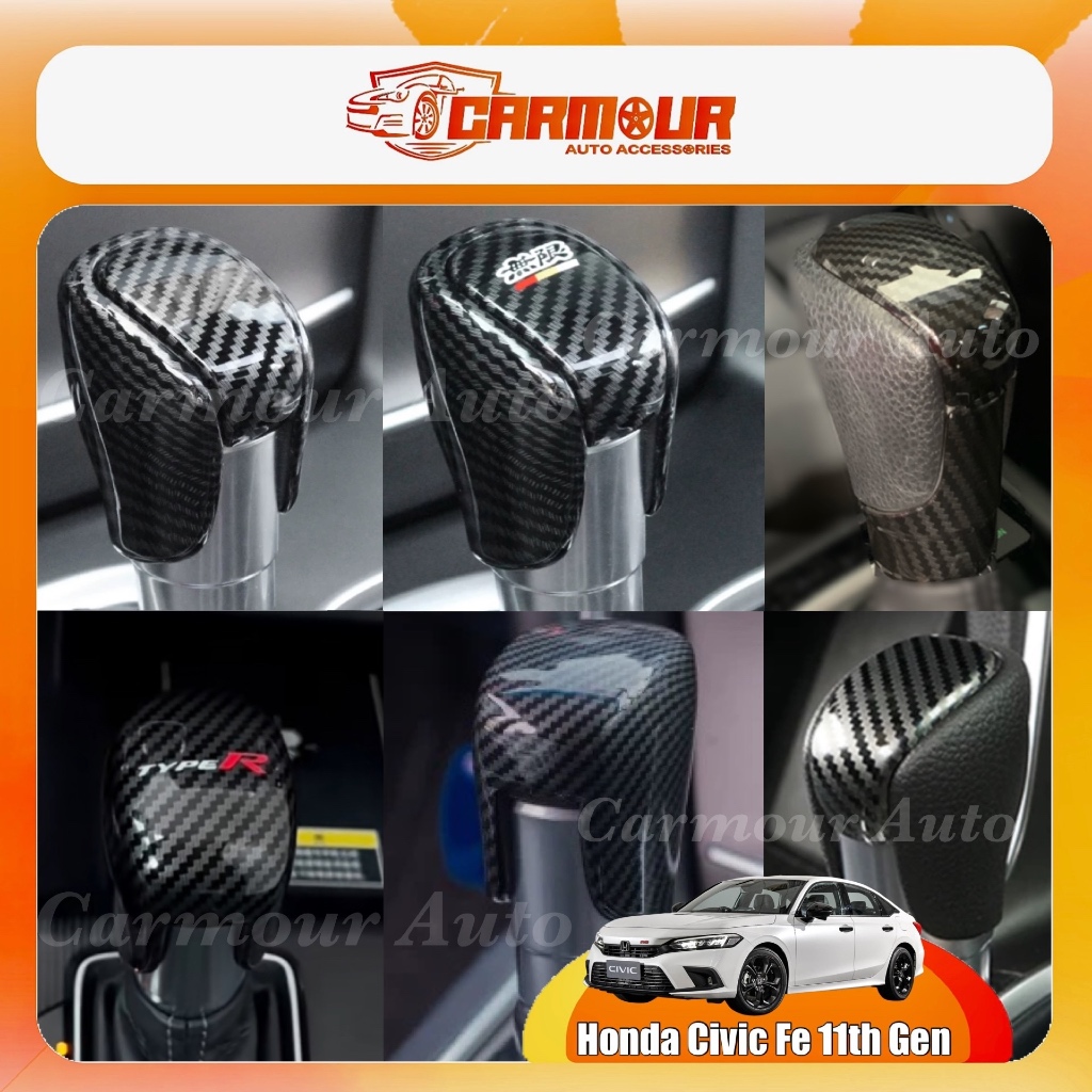 Honda Civic Fe 11th Gen Civic 2022 Gear Knob Cover Gear Stick Cover ...