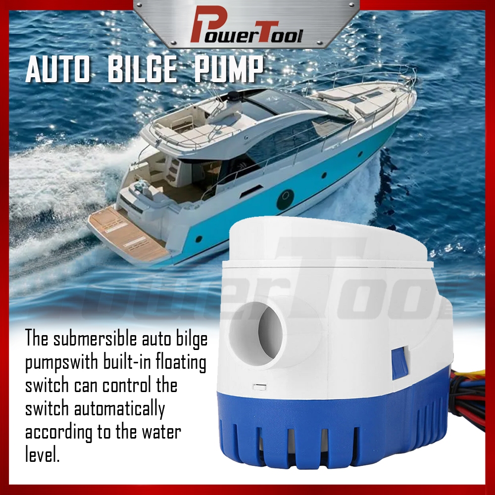 12v automatic bilge pump centrifugal pump with float switch, automatic ...