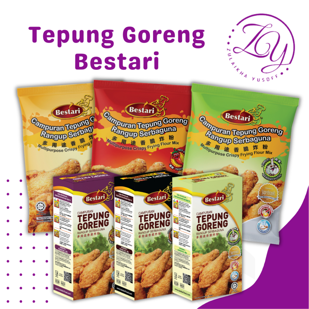 Tepung Serbaguna Bestari ( Tempura / Golden Salted Egg / Multipurpose ...