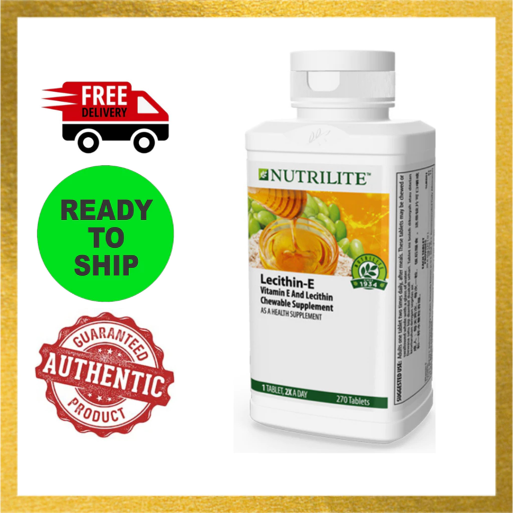 Amway Nutrilite Lecithin-E - 270 tab Vitamin E | Shopee Singapore