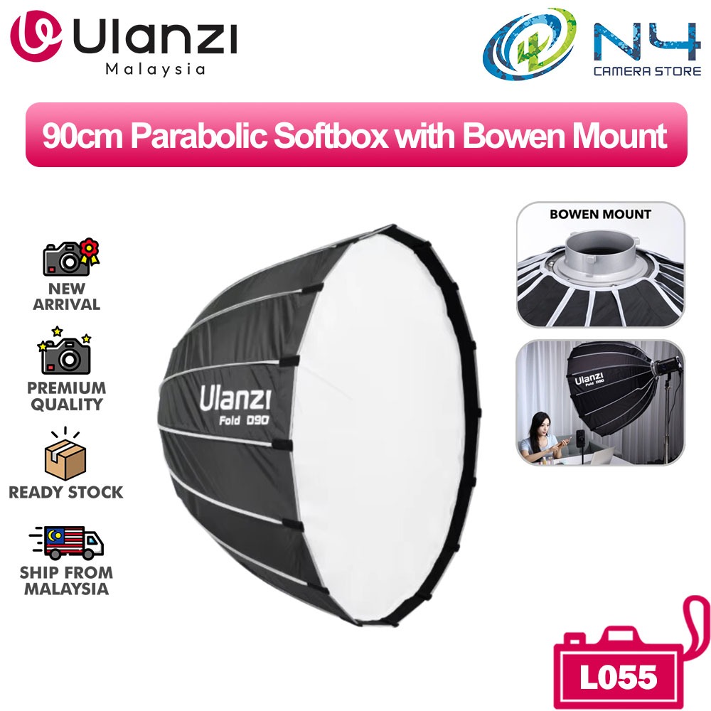 Ulanzi LAS003 90cm Parabolic Softbox Universal Bowens Mount for ...