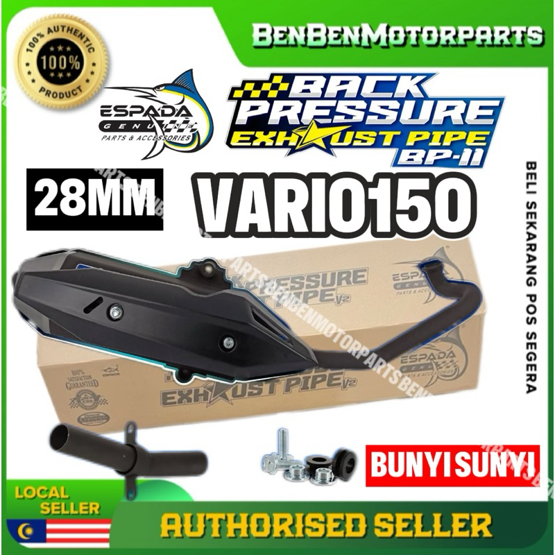 HONDA VARIO150 VARIO 150 RACING EXHAUST PIPE EJOS EXZOS PIPE BACK ...