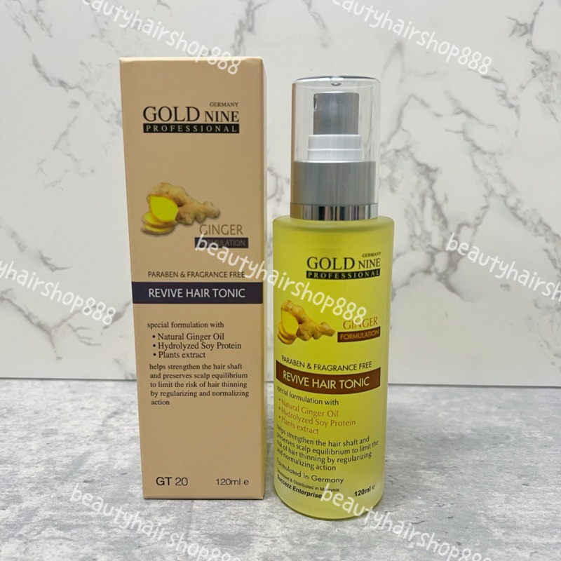 Gold Nine Professional Ginger Revive Hair Tonic 120ml姜生发水 1pcs | Shopee ...