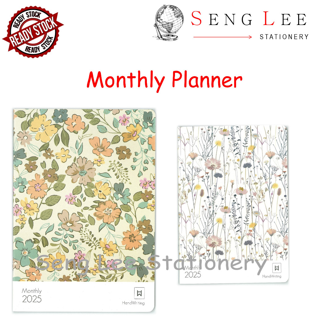 2025 Handwriting A5 / B5 Monthly Planner 2025 / 2025 记事本 | Shopee Singapore