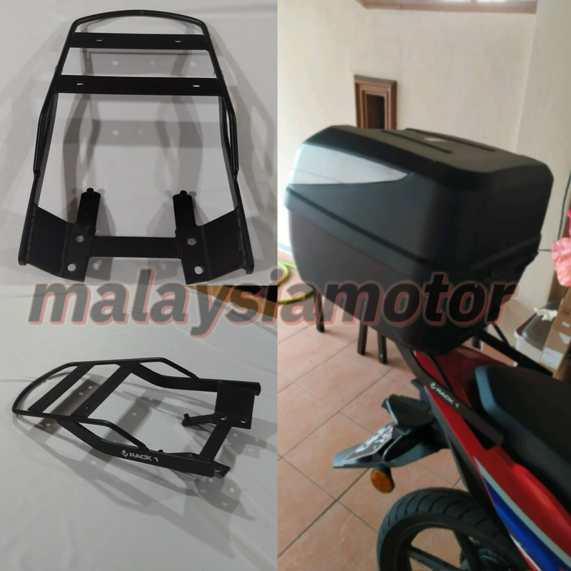 J RACK TOP BOX RACK RSX RS-X GIVI MONORACK ADVANCE BLACK | Shopee Singapore