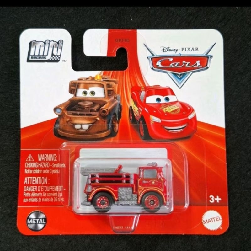 Disney Car Pixar Mini Racers Red Fire Truck | Shopee Singapore