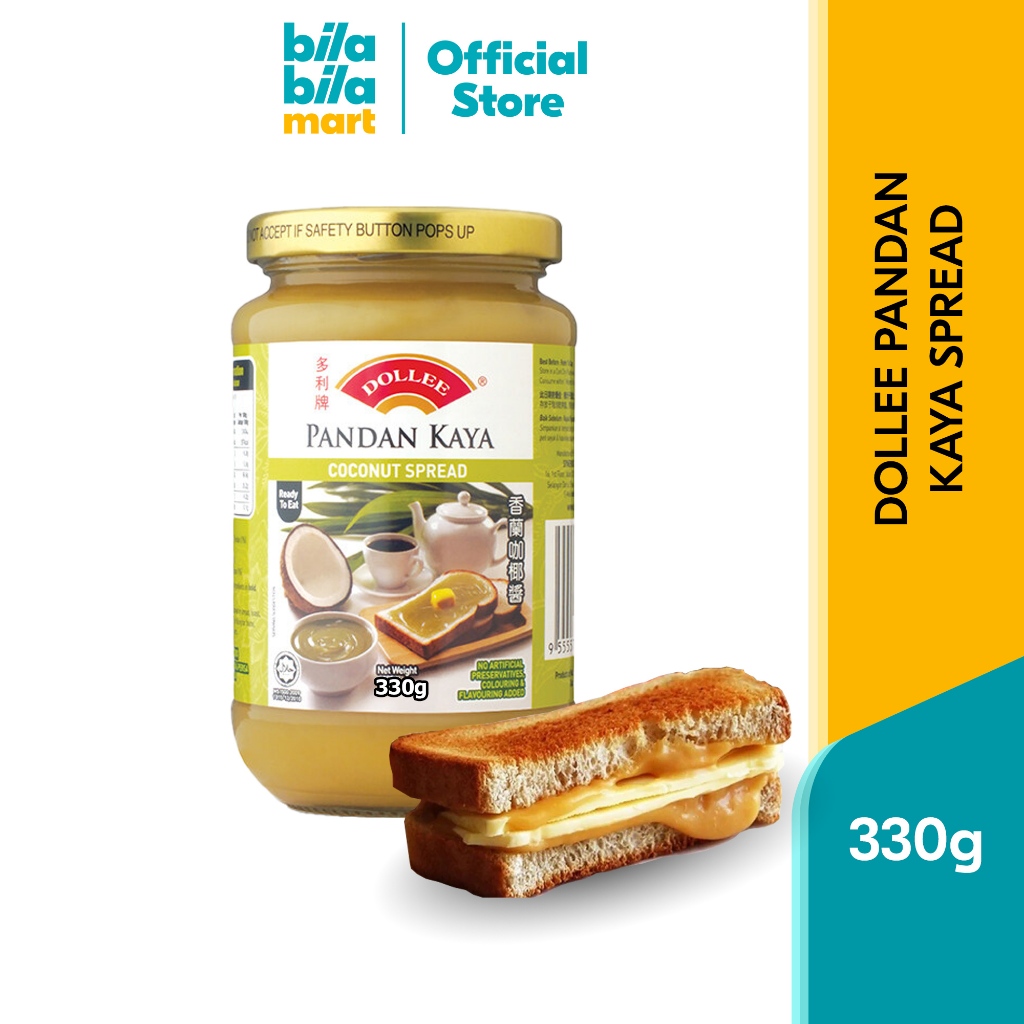 Dollee Pandan Kaya (Coconut Spread) Traditional Kaya, Pandan Kaya 330g ...